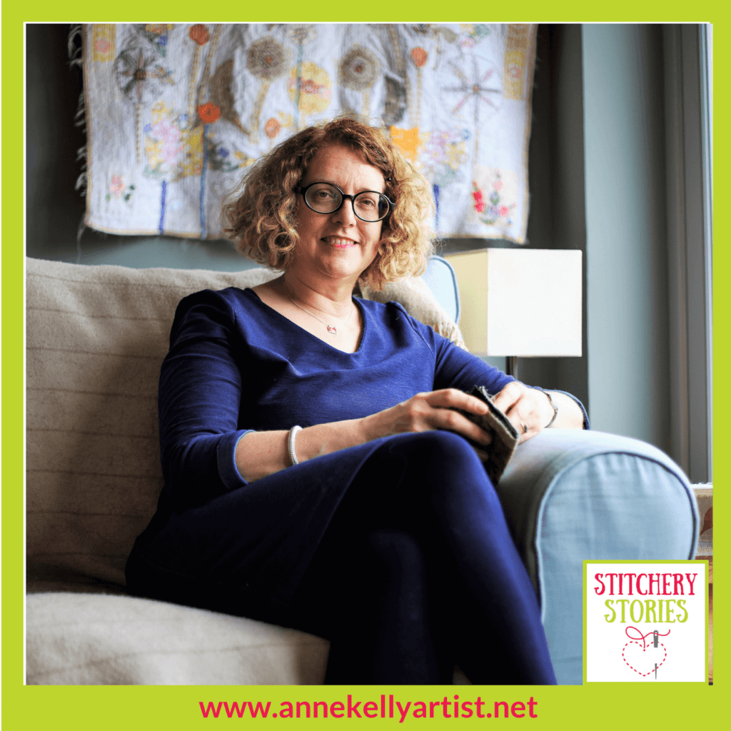 Anne Kelly: Textile Art From Re-used Textile Treasures - Stitchery ...