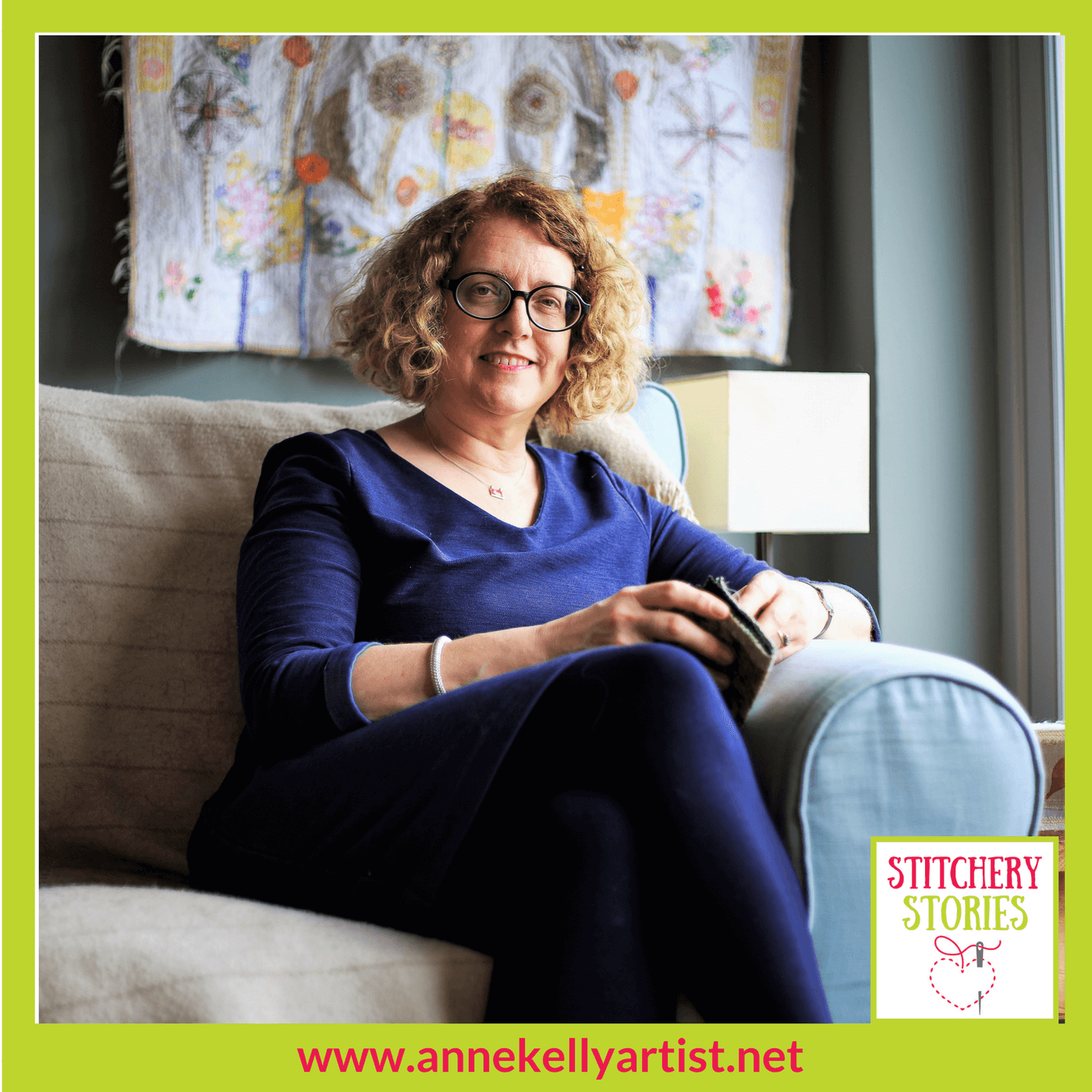 Anne Kelly: Textile Art From Re-used Textile Treasures - Stitchery ...