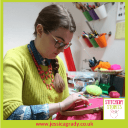 Jessica Grady: Embroidery Artist Using Unusual Materials And Bold ...