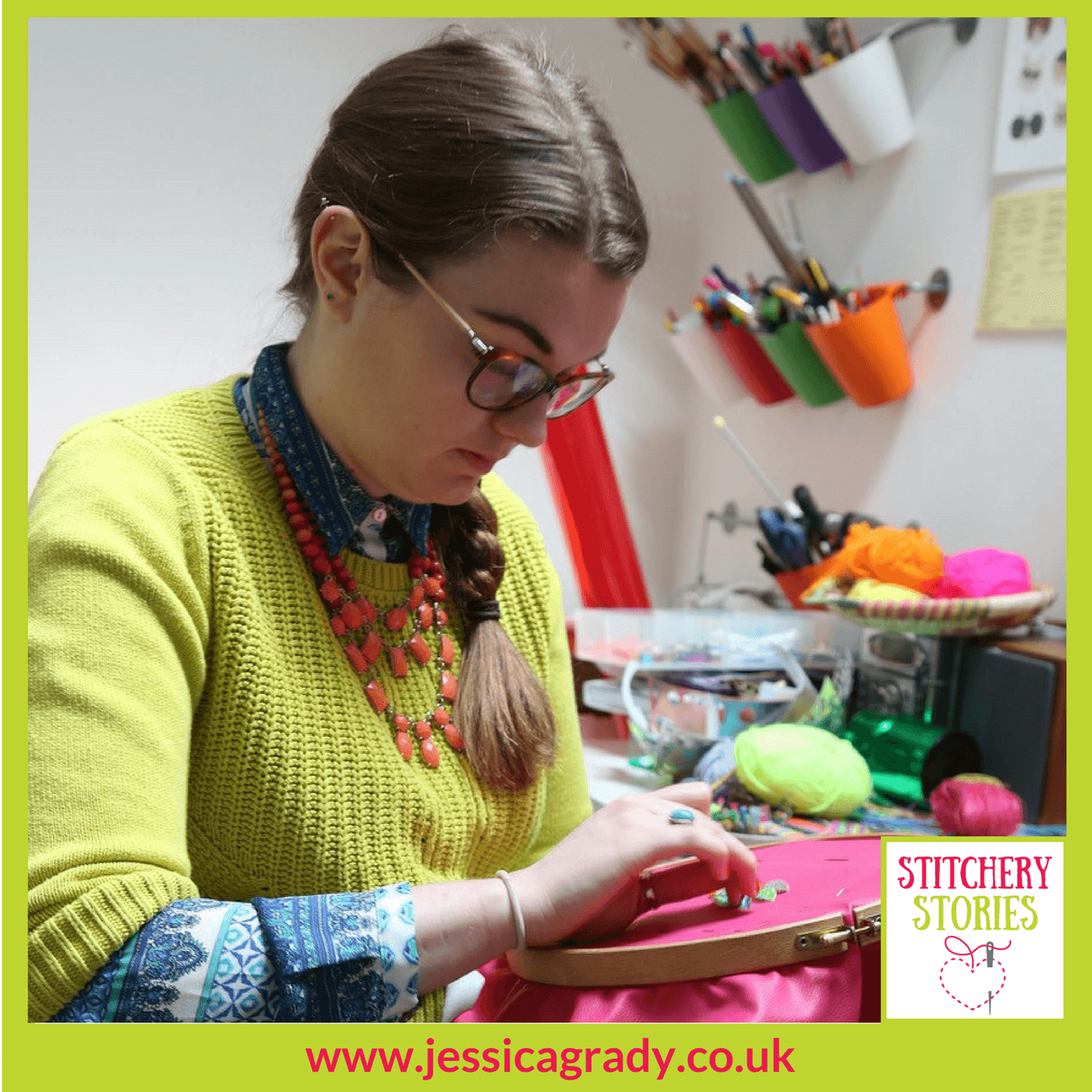 Jessica Grady: Embroidery Artist Using Unusual Materials And Bold ...