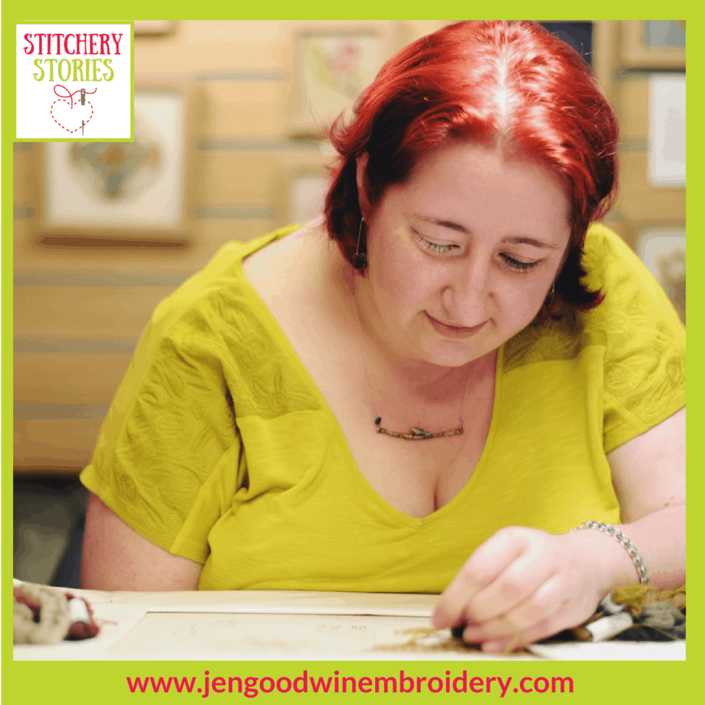 Jen Goodwin: Traditionally Trained Artisan Embroiderer - Stitchery ...