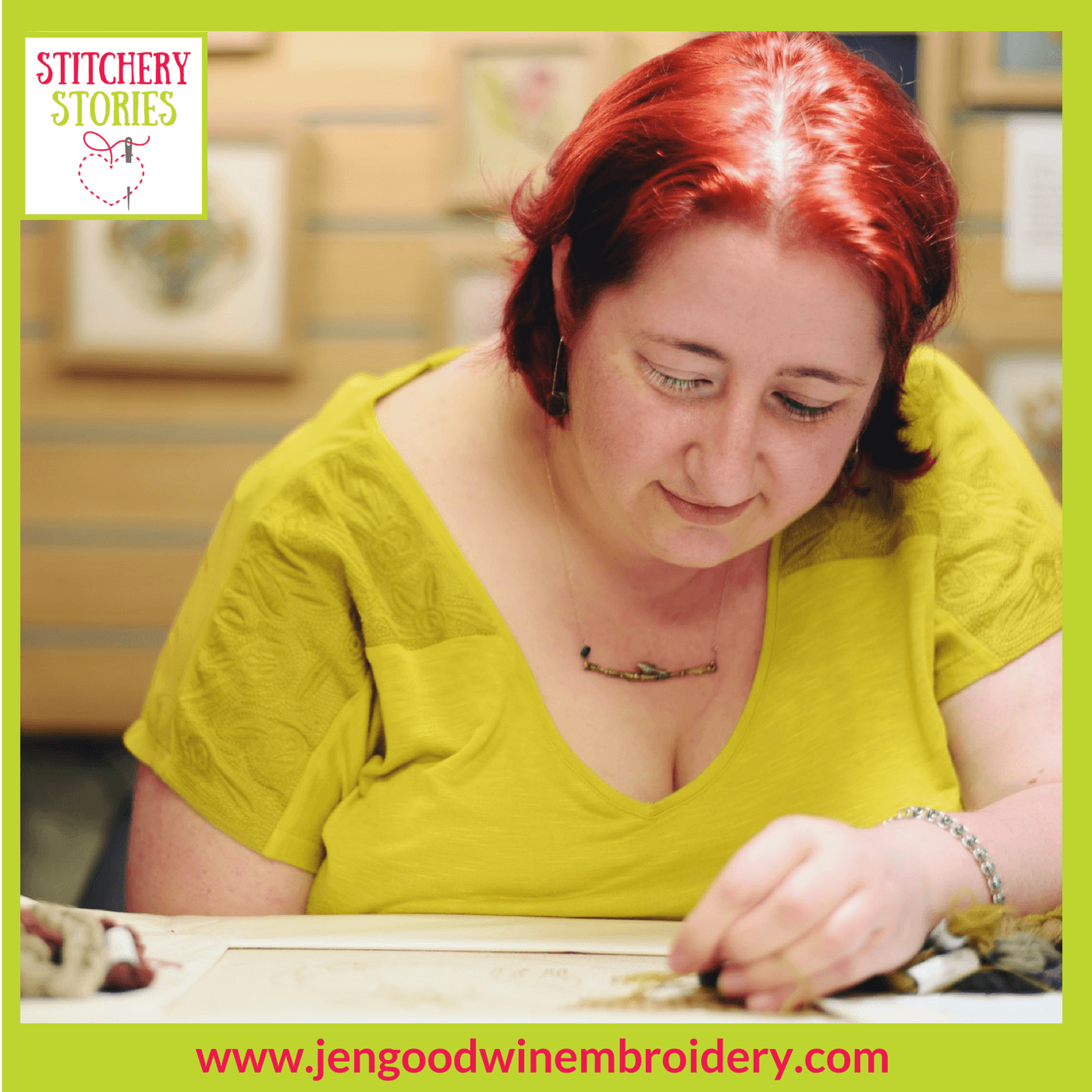 Jen Goodwin: Traditionally Trained Artisan Embroiderer - Stitchery ...