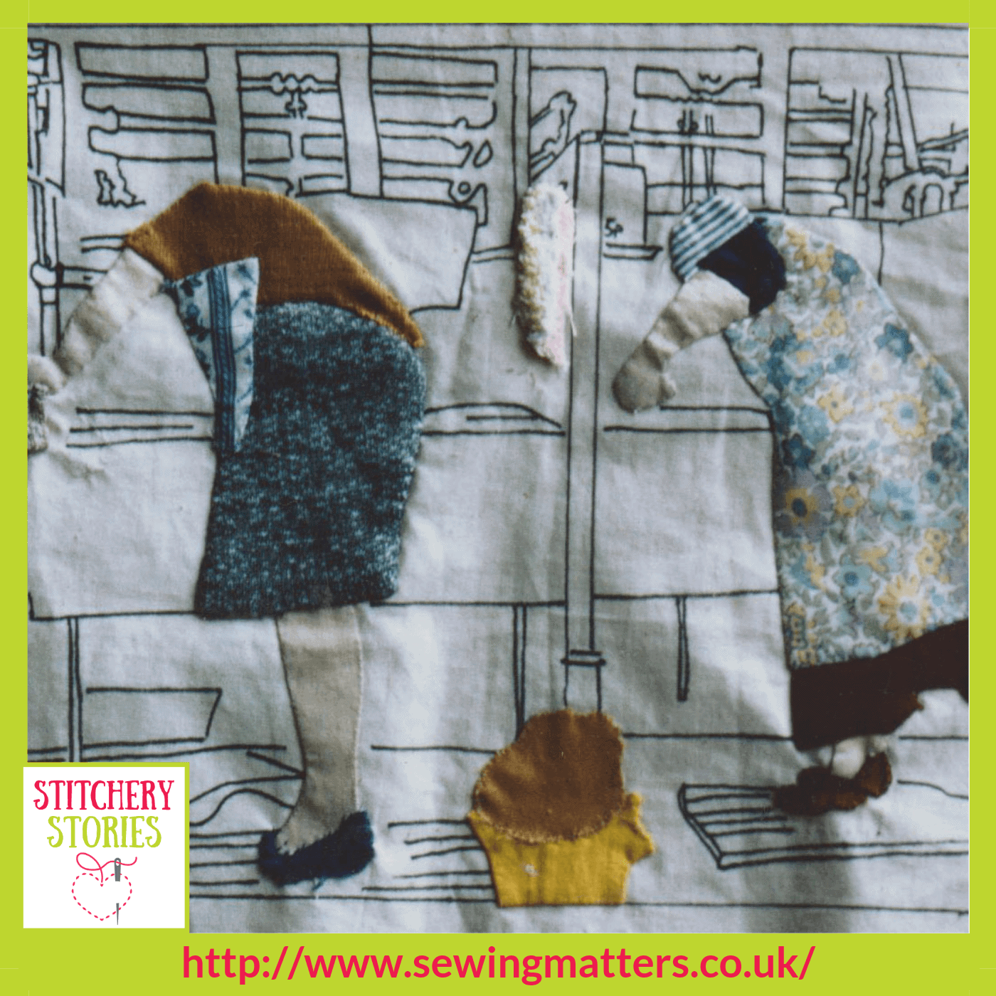 Clare Hunter: Banner Maker Writing The Threads Of Life - Stitchery ...