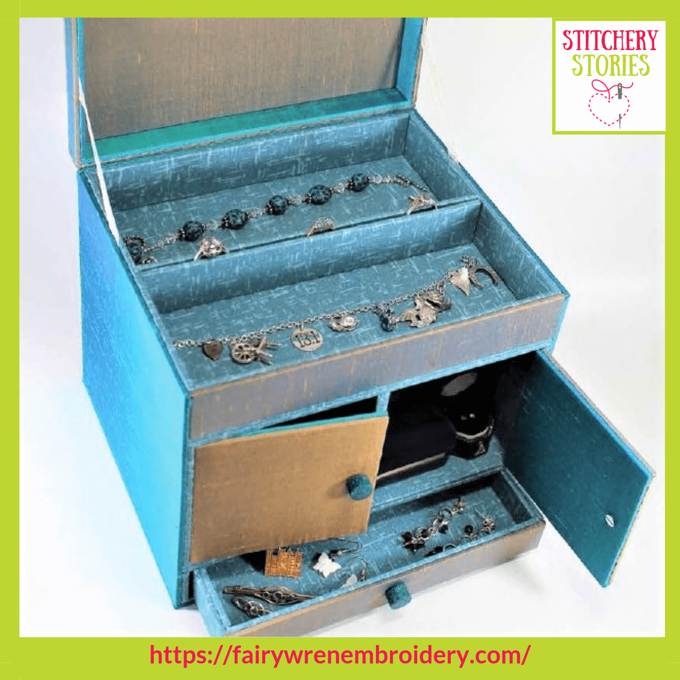 Emma Broughton: Embroidered Boxes - Stitchery Stories | Embroidery ...