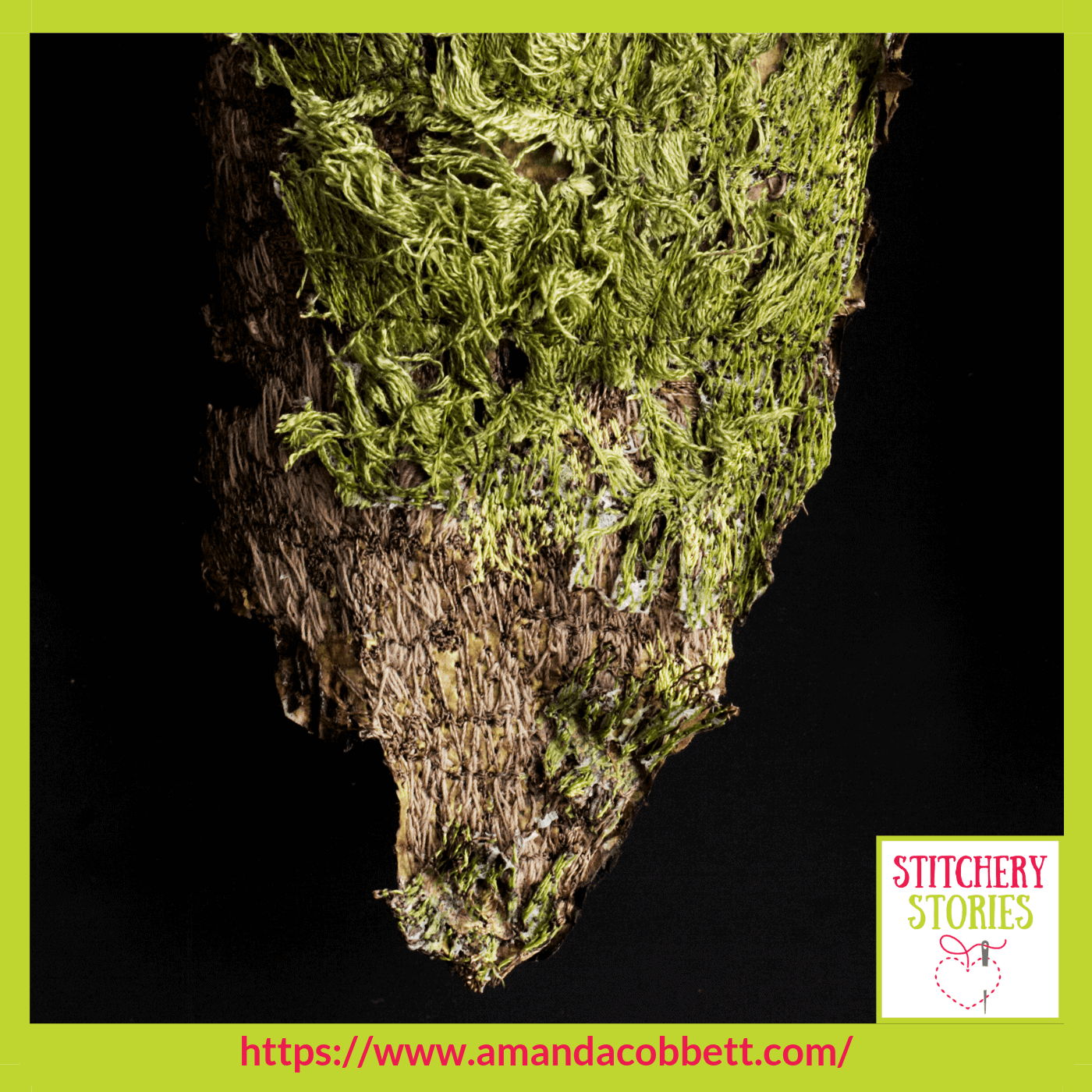 Amanda Cobbett : Realistic Embroidered Fungi and Lichen - Stitchery ...