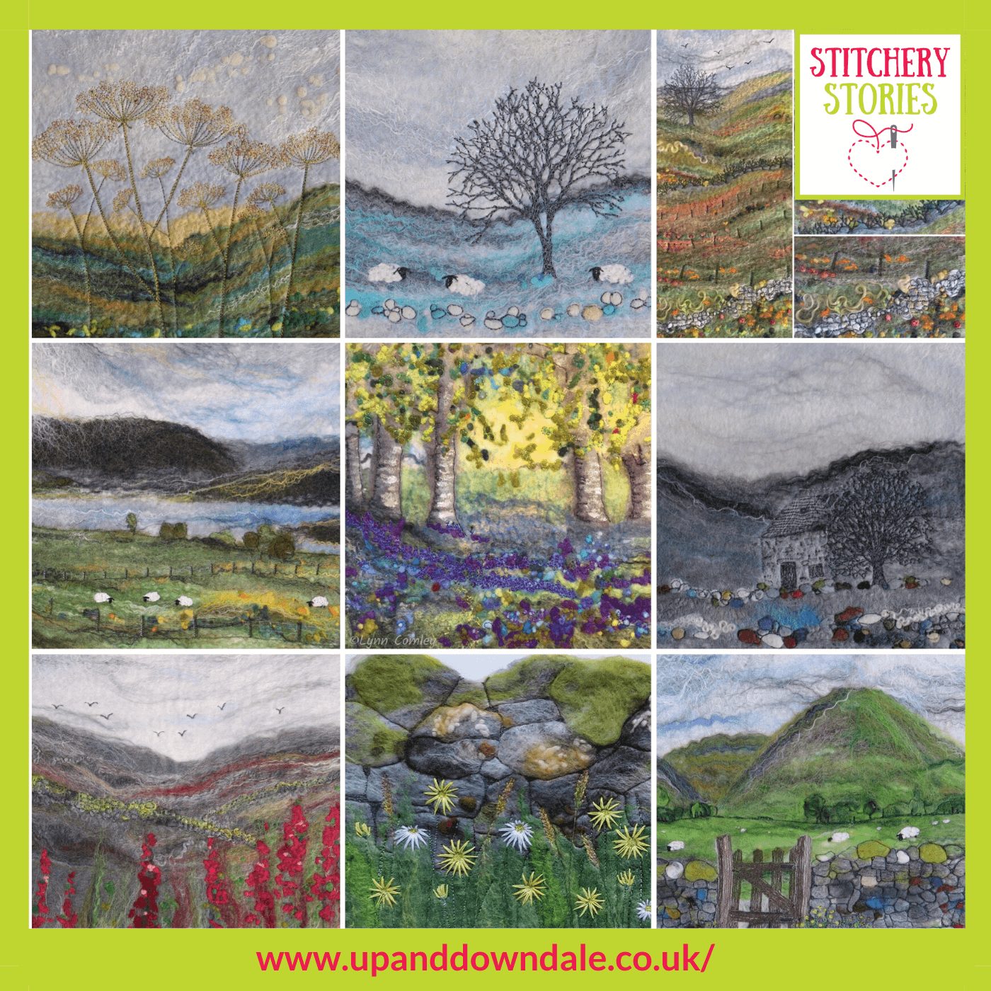 Lynn Comley : Textile Artist Up And Down Dale - Stitchery Stories ...