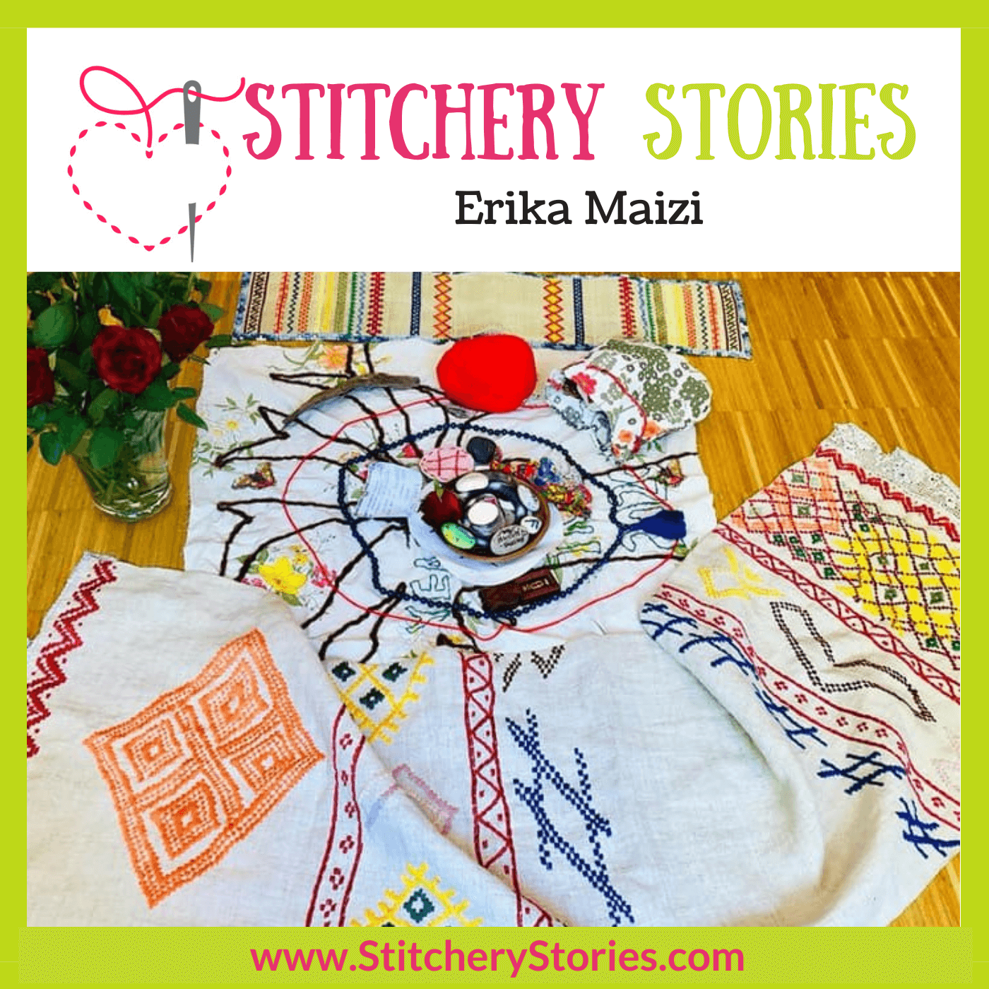Erika Maizi : A personal journey through sacred embroidery - Stitchery ...