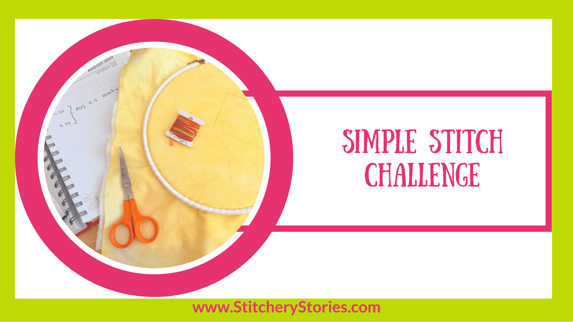 Simple Embroidery Stitch Challenge Inspired By A Shape - Stitchery ...