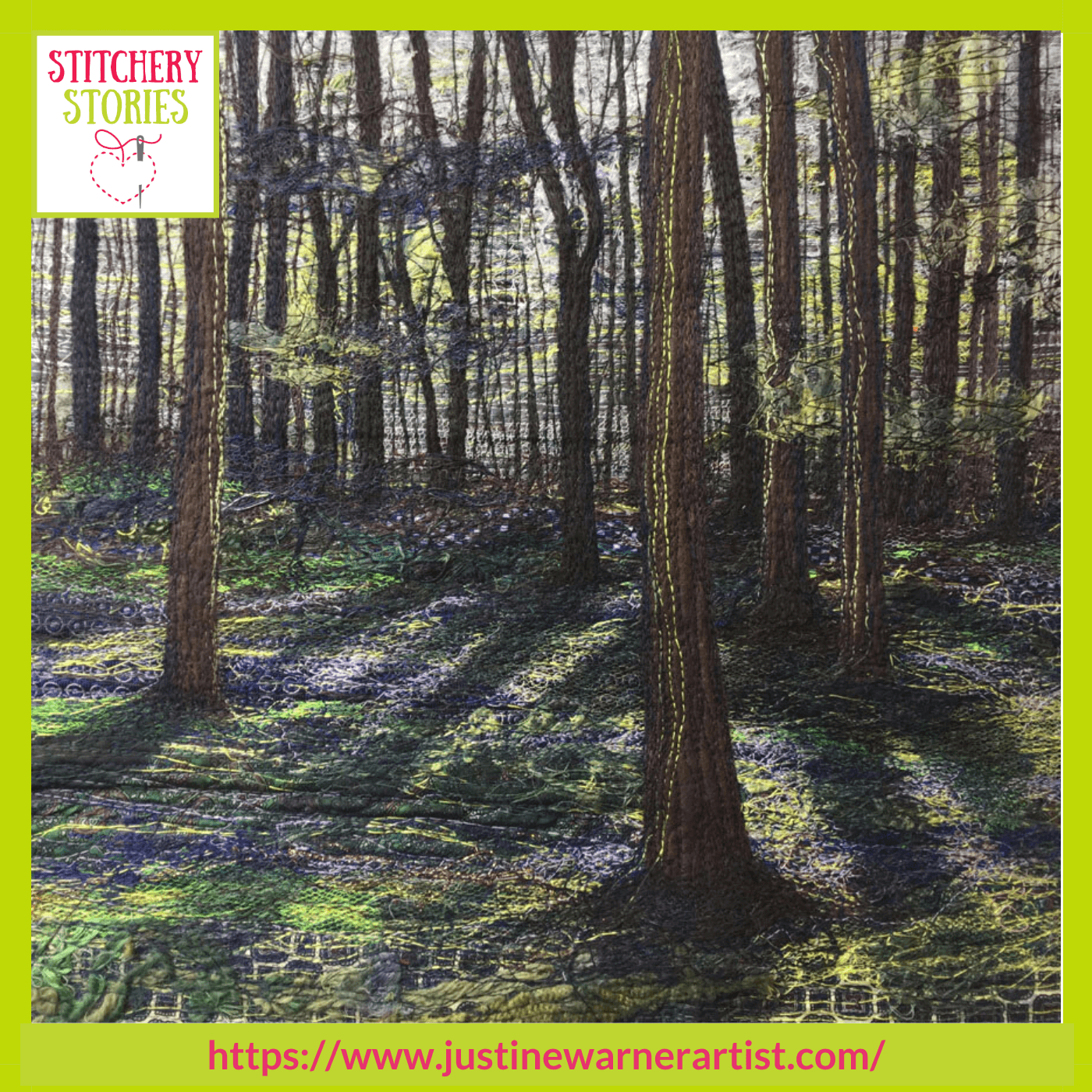 Justine Warner: Textile art landscapes from a surprising source ...