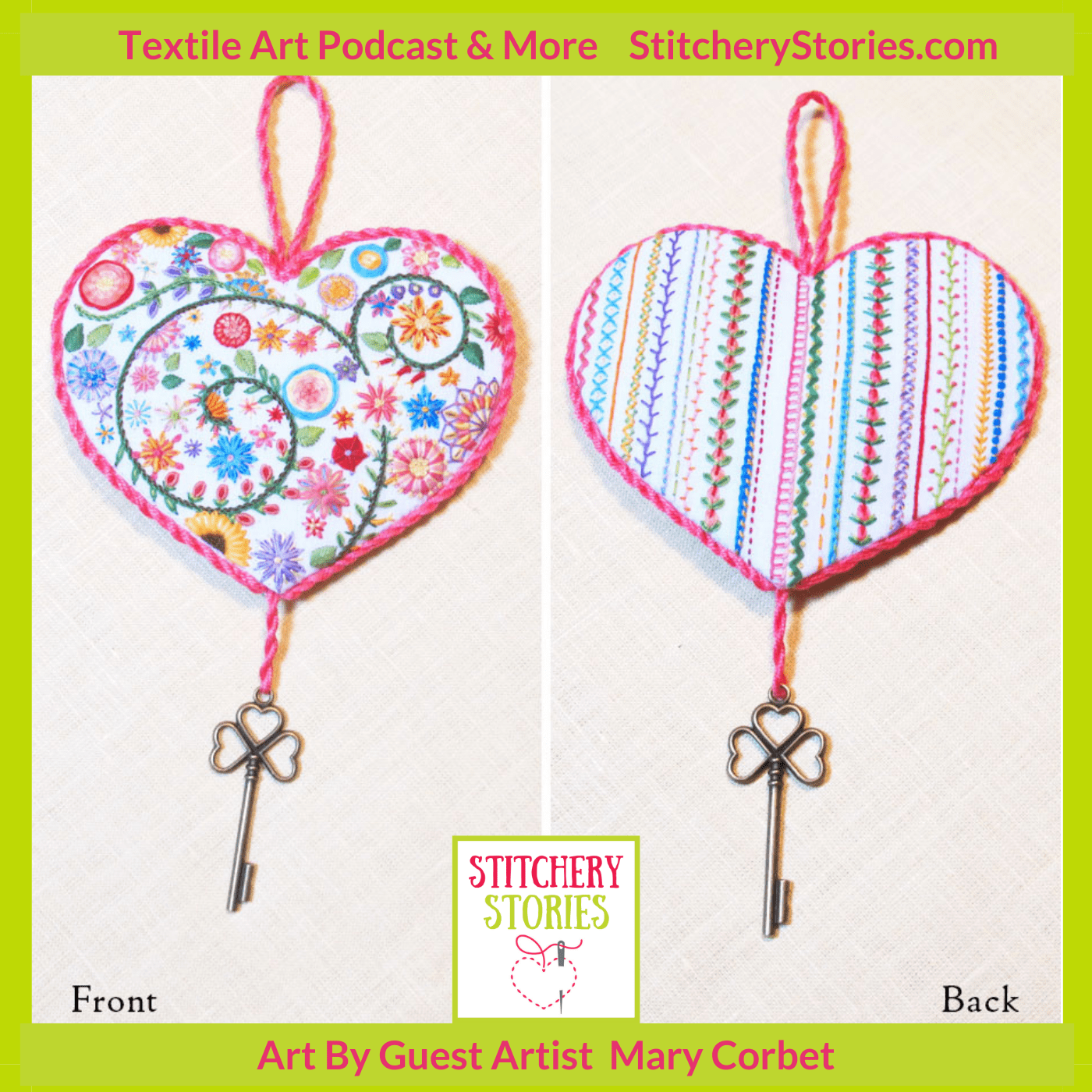 Mary Corbet: Hand Embroidery Blogger, Designer, Teacher - Stitchery ...