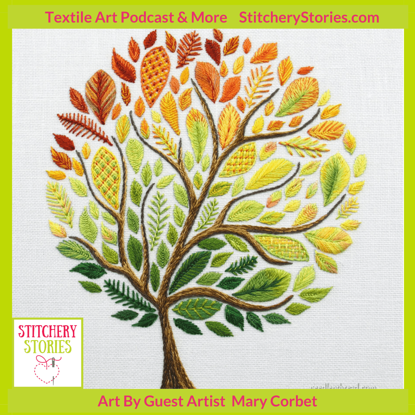 Mary Corbet: Hand Embroidery Blogger, Designer, Teacher - Stitchery ...