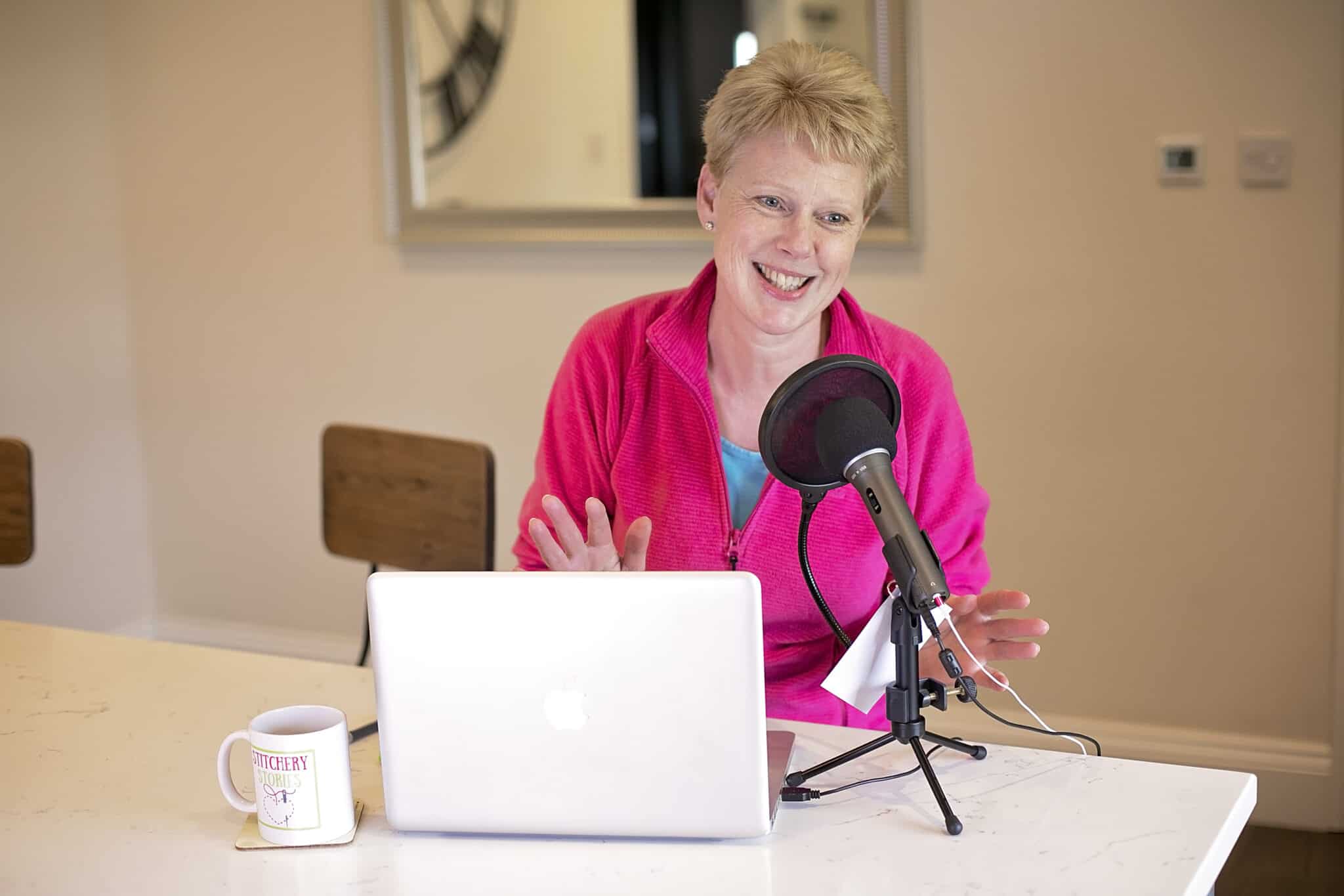 About Susan Weeks | Textile Art Podcaster! - Stitchery Stories ...