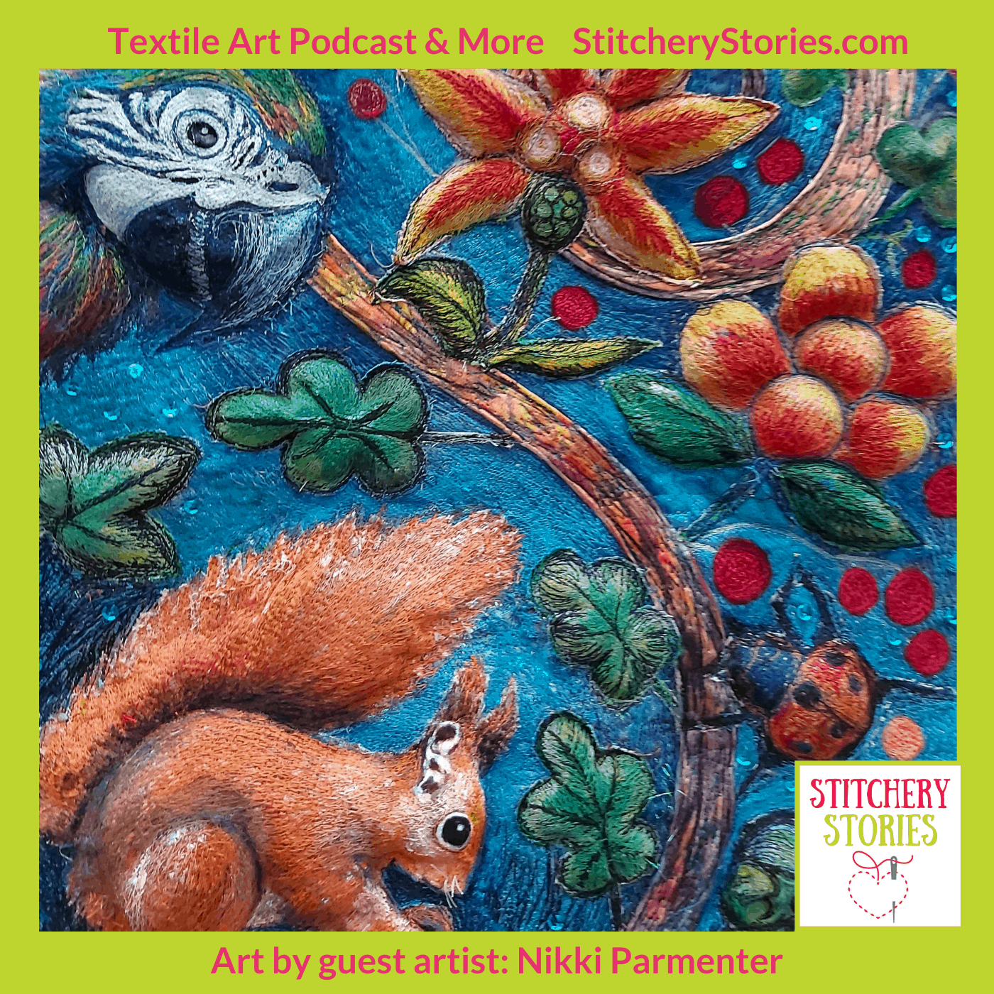 Nikki Parmenter: Exuberant mixed-media textile artist - Stitchery ...