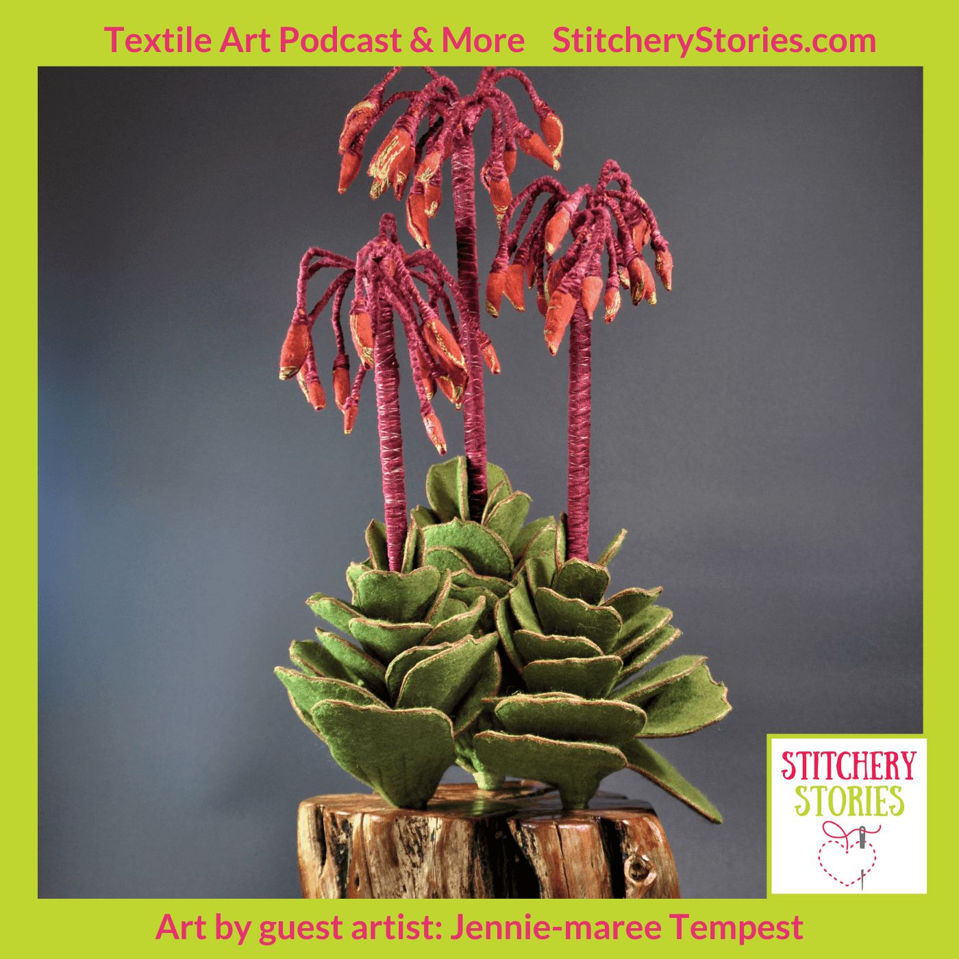 Jennie-maree Tempest : Beautiful Botanical Sculptures - Stitchery ...