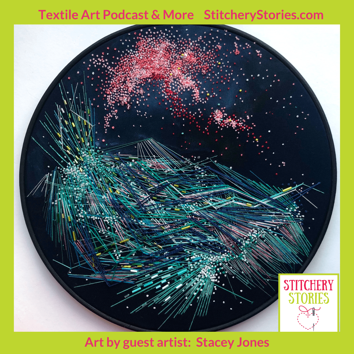 Stacey Jones : Modern Abstract Hand Embroidery - Stitchery Stories | Embroidery & Textile Art ...