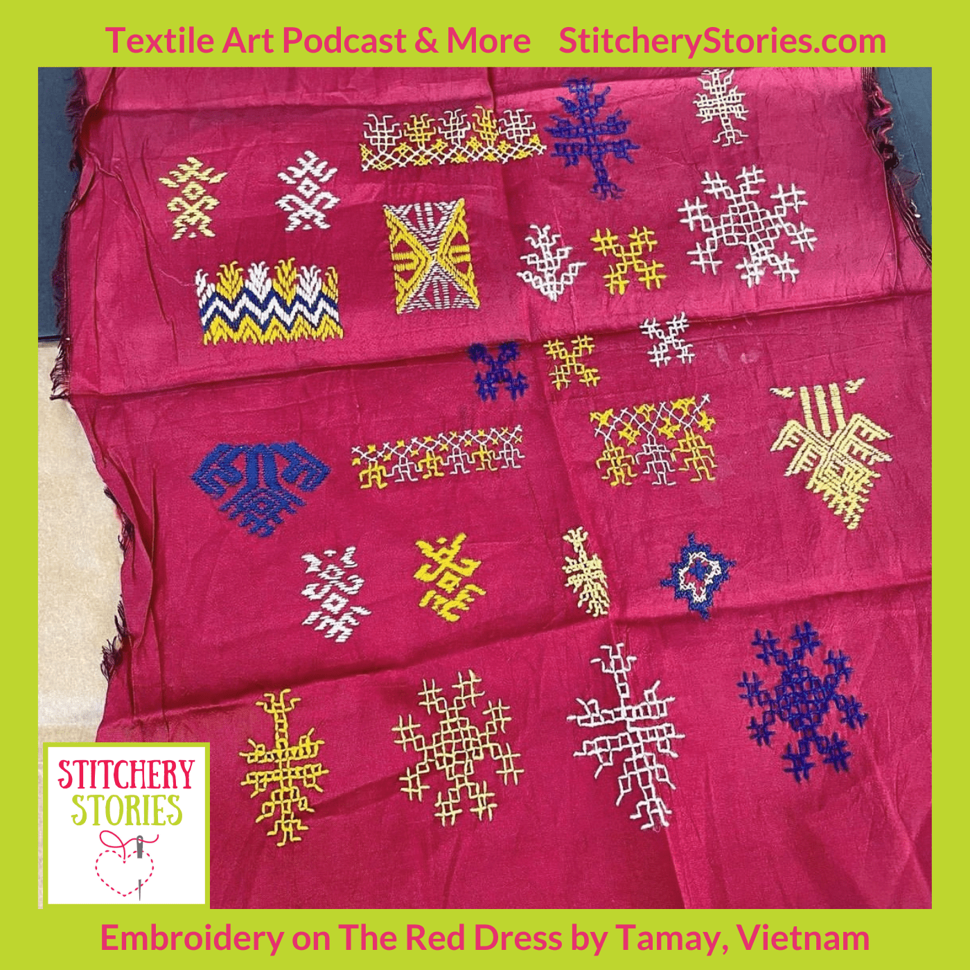 Kirstie Macleod : The Red Dress Global Embroidery Project – Stitchery ...