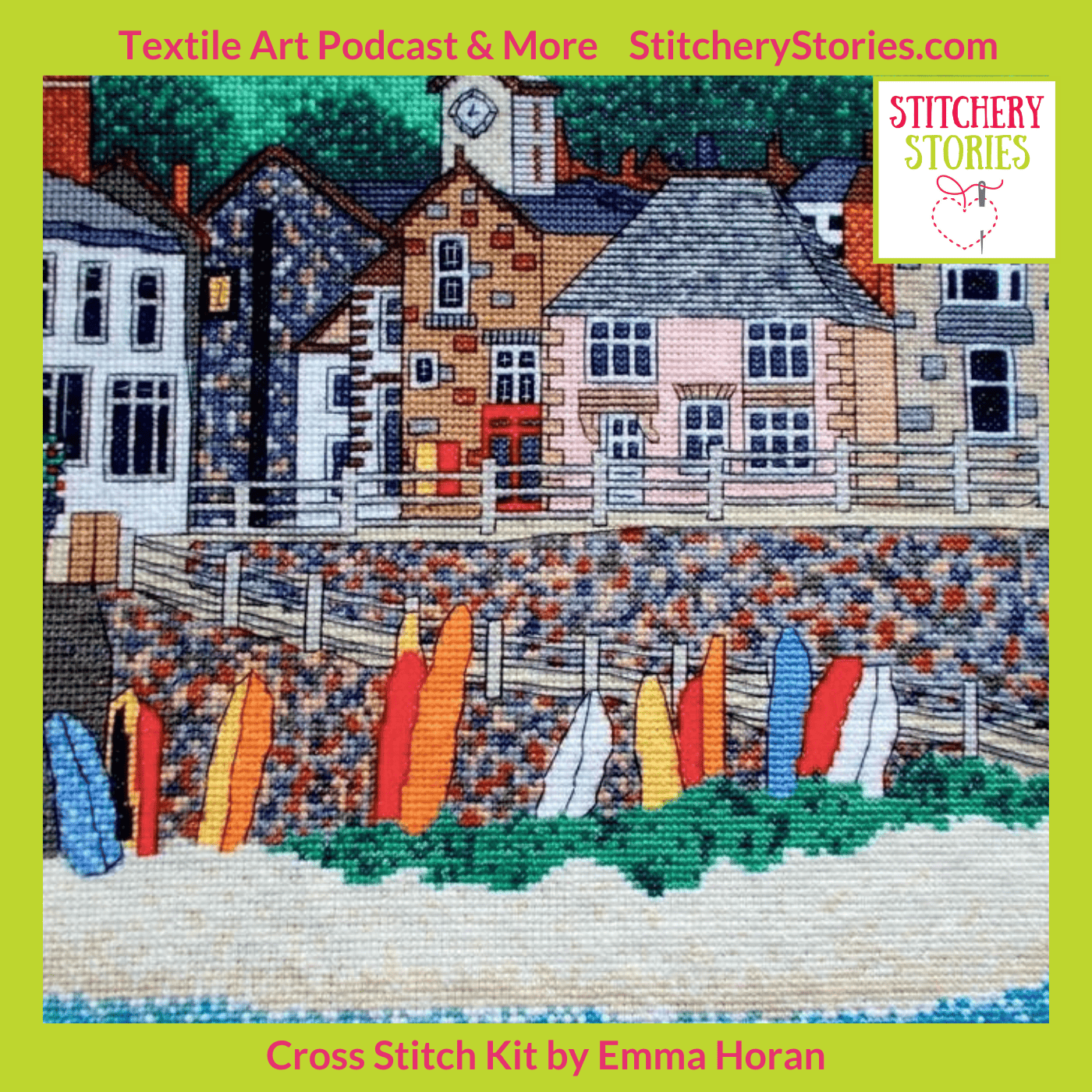Emma Horan: Cornwall Cross Stitch Kit Designer - Stitchery Stories ...