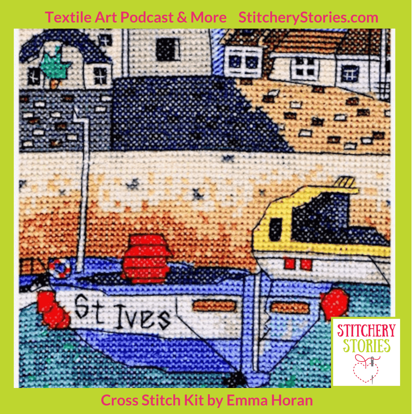 Emma Horan: Cornwall Cross Stitch Kit Designer - Stitchery Stories ...